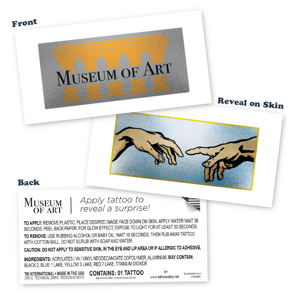 Reveal Tattoo Sample Request – California Tattoos & Promotional Products